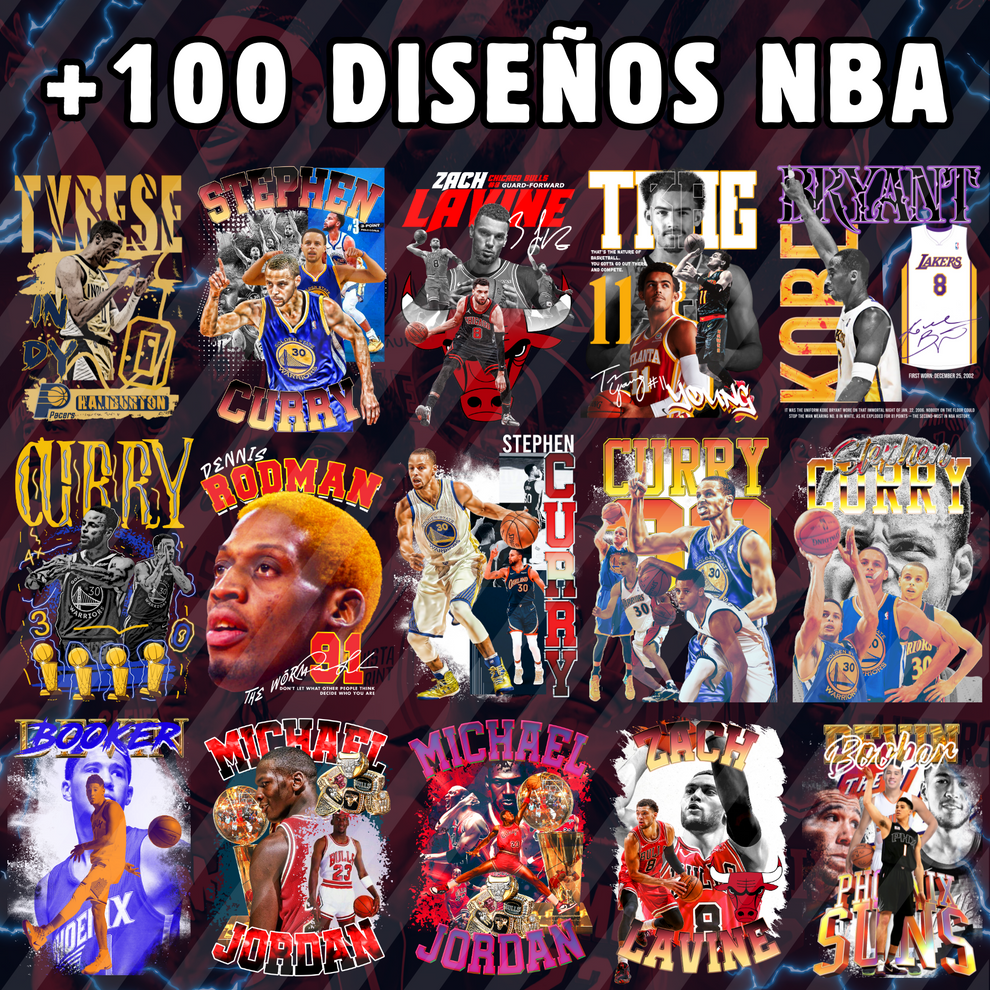 Diseños NBA Basketball en PNG – Sublimidreams