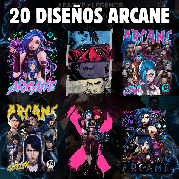 ARCANE (20 DISEÑOS EN PNG) – Sublimidreams