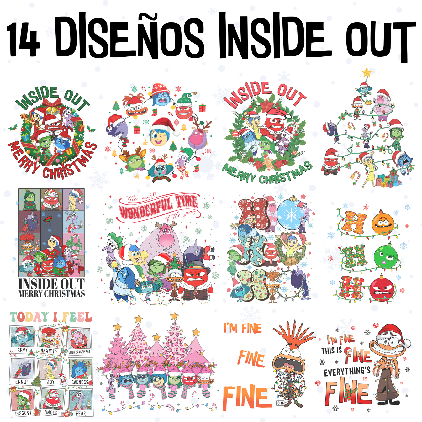 NAVIDAD | DISEÑOS INTENSAMENTE (INSIDE OUT) – Sublimidreams